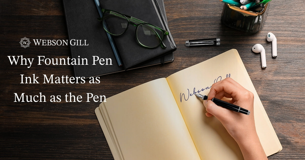 Why Fountain Pen Ink Matters as Much as the Pen – Websongill